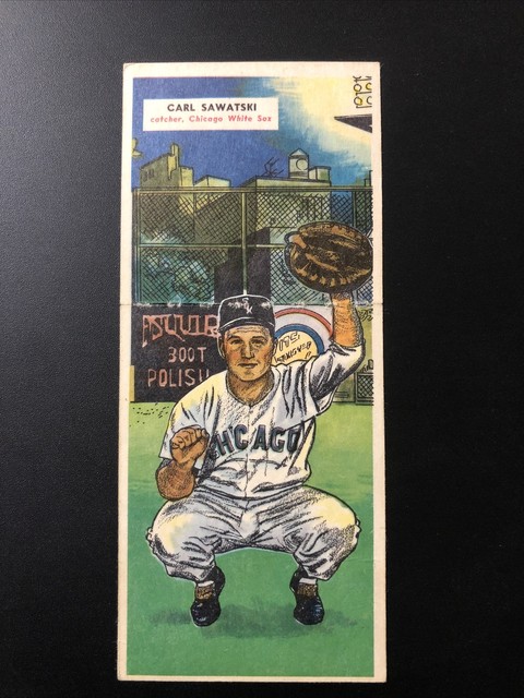 1955 Topps Double Headers - #93-94 Elvin Tappe, Carl Sawatski (RC) for ...