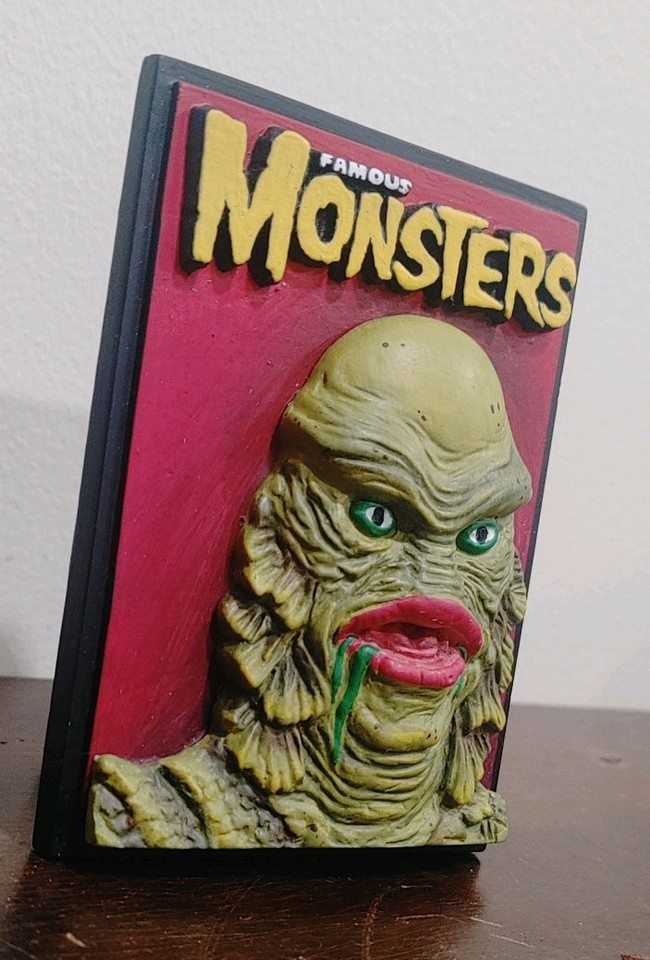 Creature From the Black Lagoon famous monsters cover resin relief ...