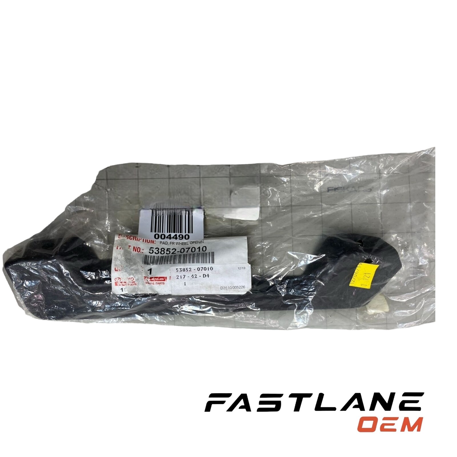 Genuine Toyota Front Wheel Openin Pad 5385207010 / 53852-07010 OEM for ...