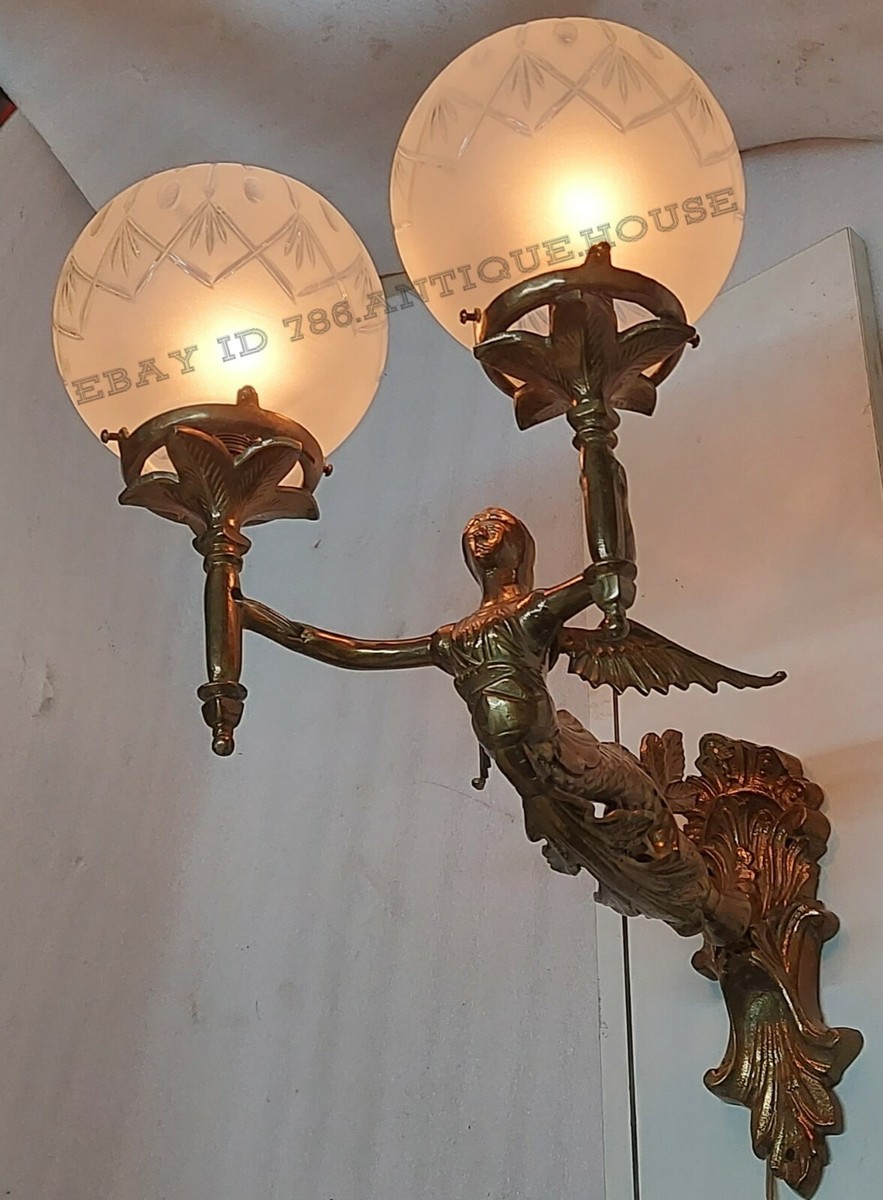 Vintage Art Deco Sconces Art Déco Sconce Etsy