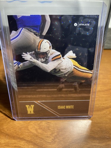 2024 Onit Issac White SS Wyoming Cowboys Silver Parallel | eBay