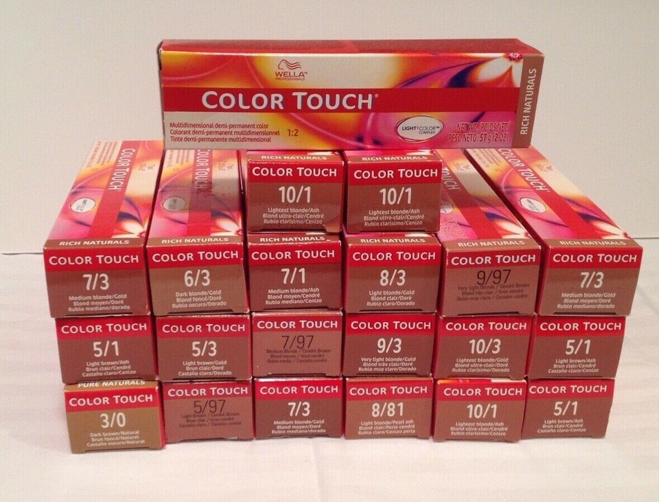 Wella Color Touch Multidimensional Demi-permanent Hair Color; Rich ...