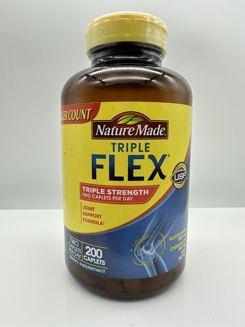 Nature Made TripleFlex Triple Strength D3 Dietary Supplement - 200 ...