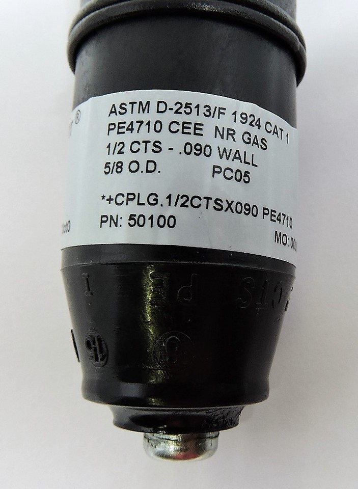 Elster 1/2" Permasert Underground Stab Coupling CTS Plastic Joint PN ...