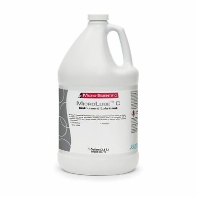 MICRO SCIENTIFIC MICROLUBE C INSTRUMENT MILK LUBRICANT 1 GALLON T2 | eBay
