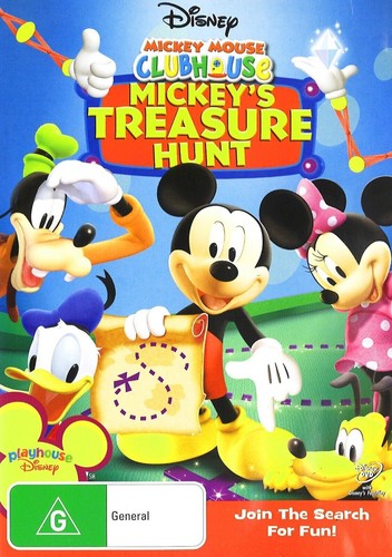 Mickey Mouse Club House-Mickey's Treasure Hunt (DVD, 2006) for sale ...