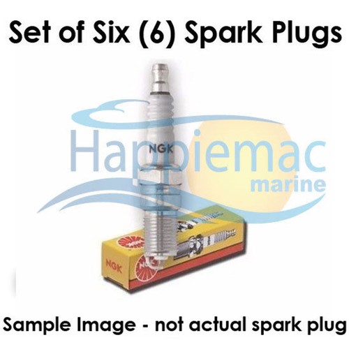 NGK Yamaha HPDI Spark Plug BKR6EKU - Set of 6 | eBay