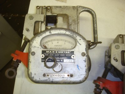 VINTAGE HLD ELECTRIC COMPANY MAX-I-METER AMPERES METERS | eBay