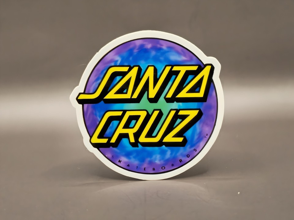 Santa Cruz Vinyl Stickers Beach Surf Skateboard Ocean Animal Art ...