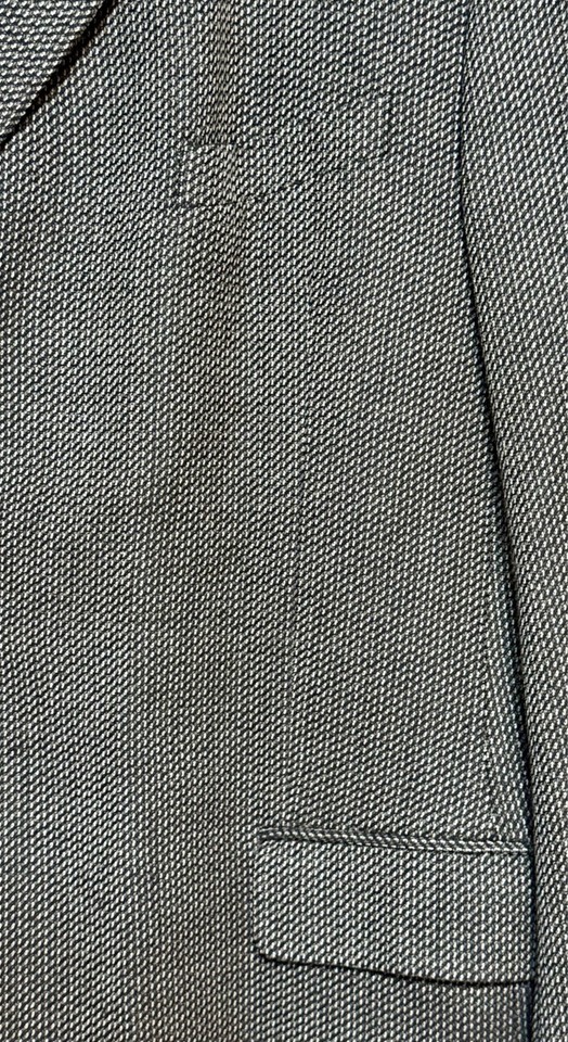 Joseph Abboud x Mark Shale 52L Sport Coat Wool Silk Charcoal Micro ...