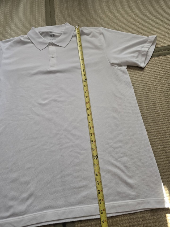 Uniqlo Men’s Extra Large White Polo Shirt XL Worn Once | eBay
