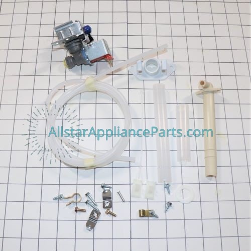 Whirlpool, Water Valve Kit (W10498974 Valve)(W10823511 Water Line 1/4 ...