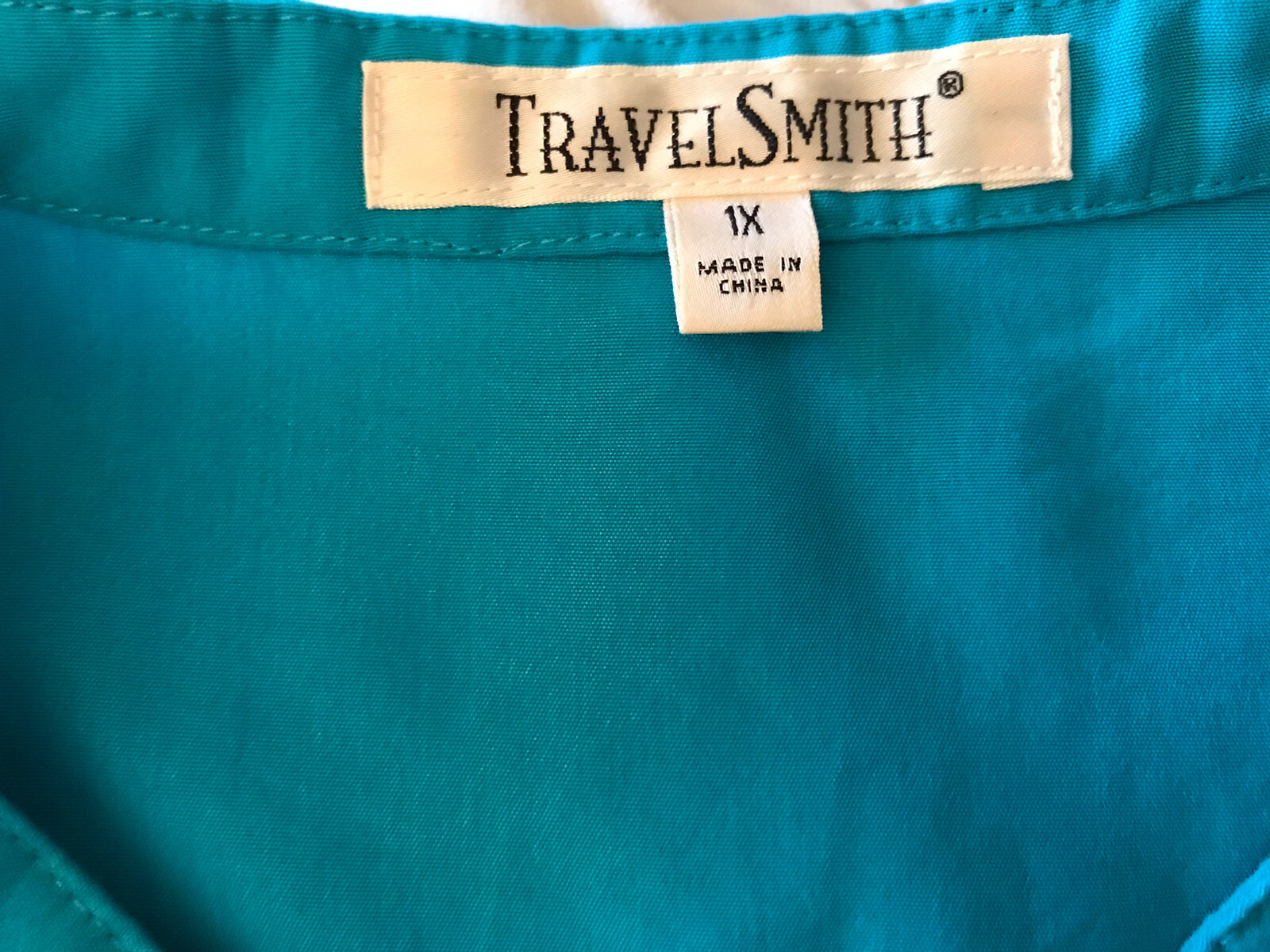 TRAVELSMITH LS Shirt Top Women’s 1X Turquoise | eBay