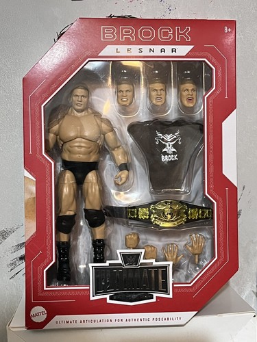 WWE Ultimate Edition Ruthless Aggression BROCK LESNAR Walmart Ex Figure ...