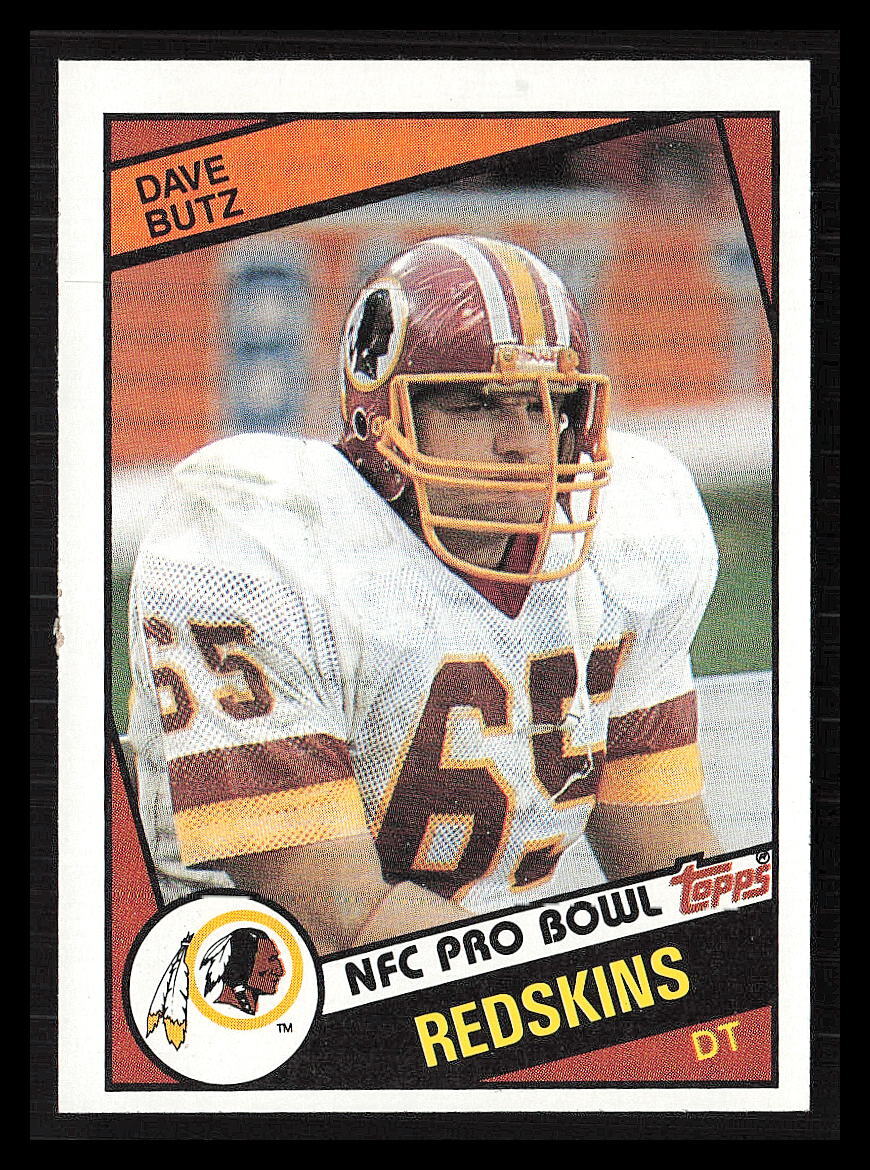 Dave Butz 1984 Topps #379 Washington Redskins | eBay