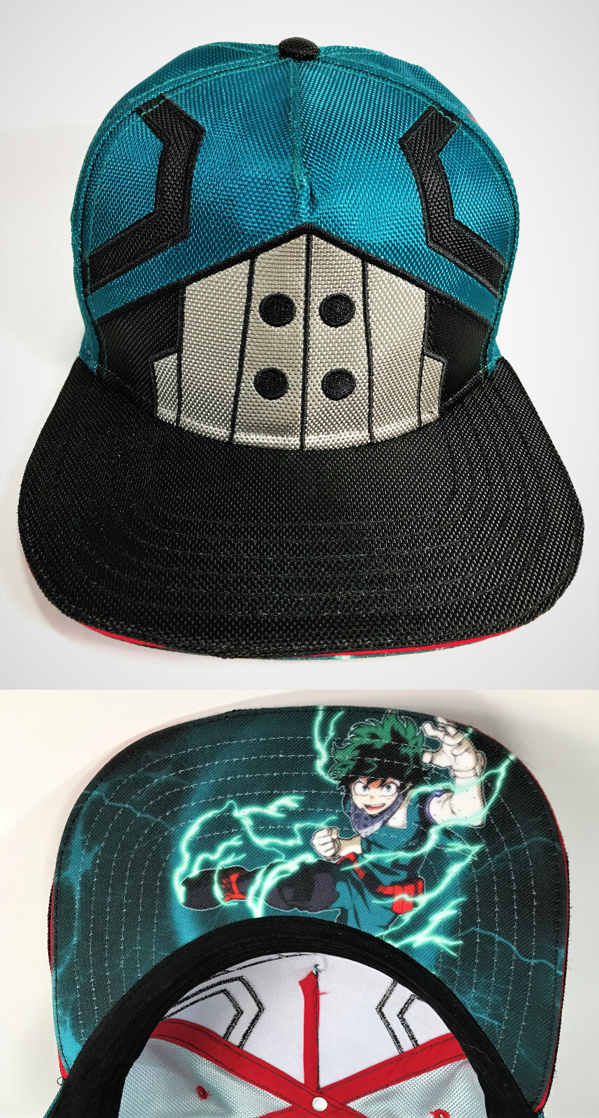 MY HERO ACADEMIA Hat Cap Izuku Midoriya Deku Green Sn… - Gem