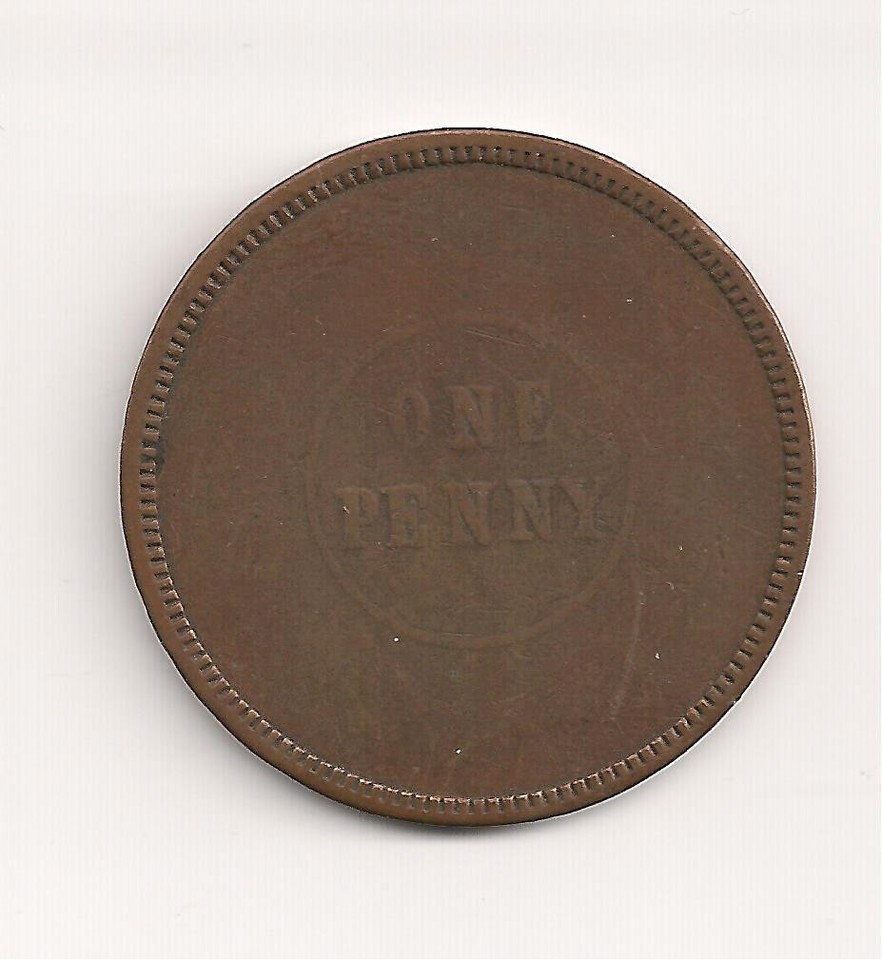 Royal Arch Masonry/ MarkMason OnePenny Token (United States) No Chapter ...