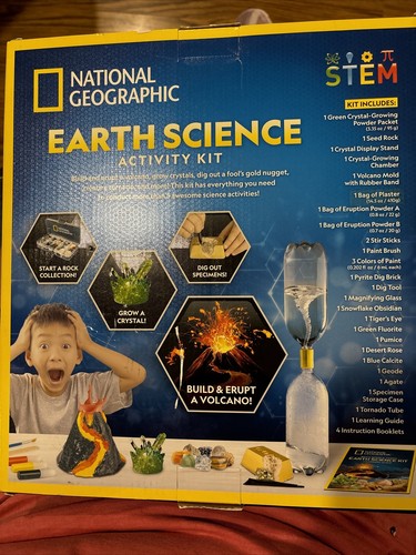 National Geographic Earth Science Activity Kit 816448027611| eBay