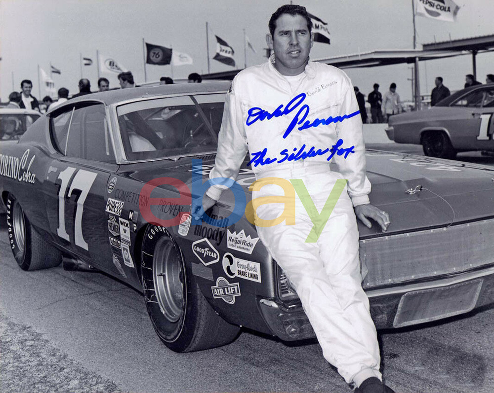 David Pearson SIGNED 8x10 Photo + Silver Fox HOF 2011 NASCAR ...