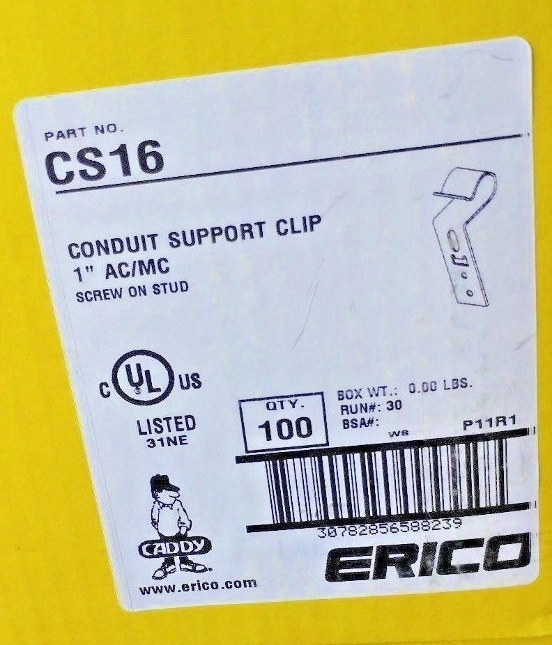 Caddy CS16 Screw-On Conduit Support (100 per box) | eBay