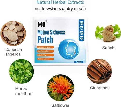 1/3/5/10 Pairs Travel Sickness Patch. Anti Nausea. Motion, Cruise, Car ...