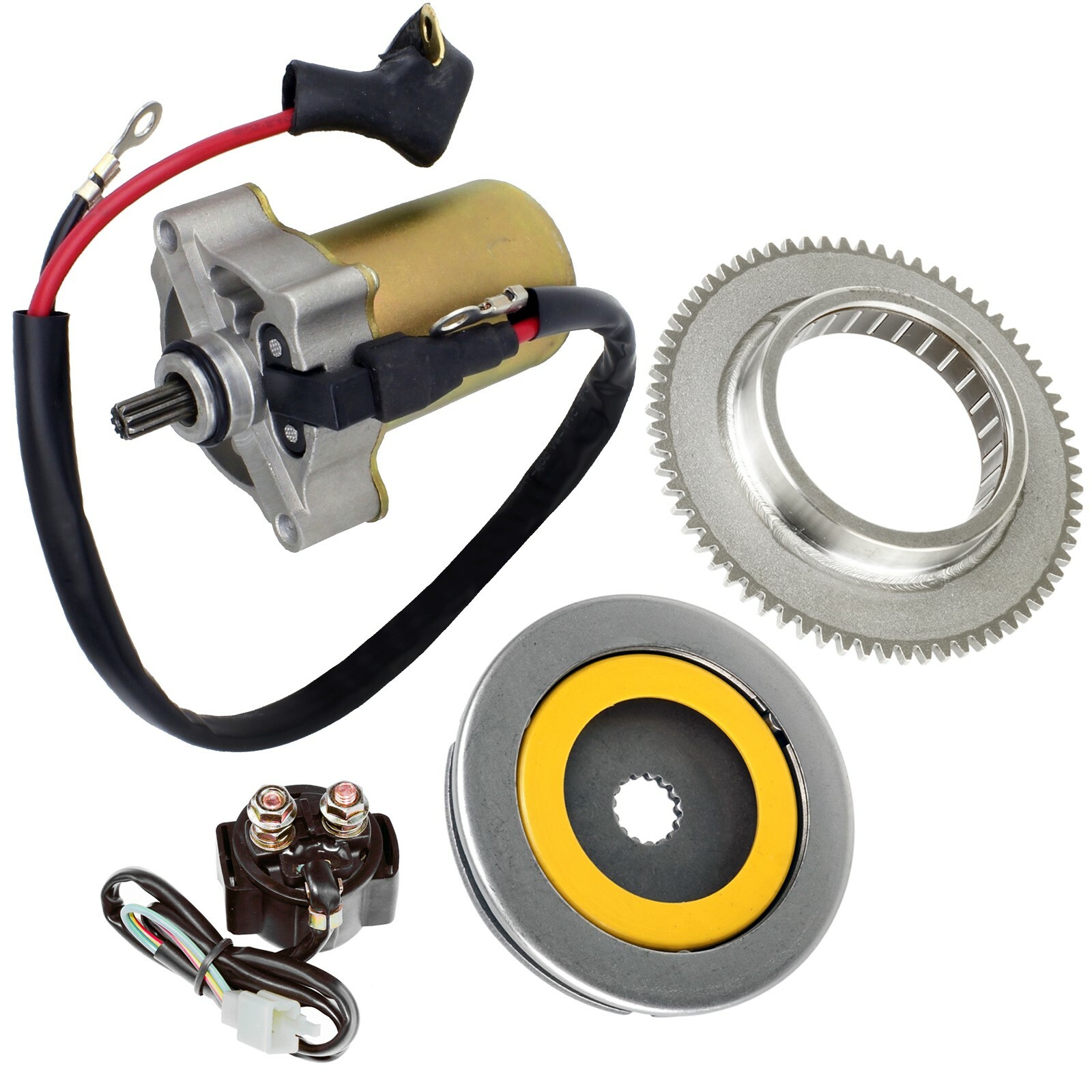 Starter Motor Clutch Sprag Idler Gear Kit For Yamaha Raptor 90 YFM90R ...