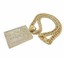 HIP HOP MIGOS YRN 91 PENDANT & 12mm ICED MIAMI CUBAN CHAIN BLING ...
