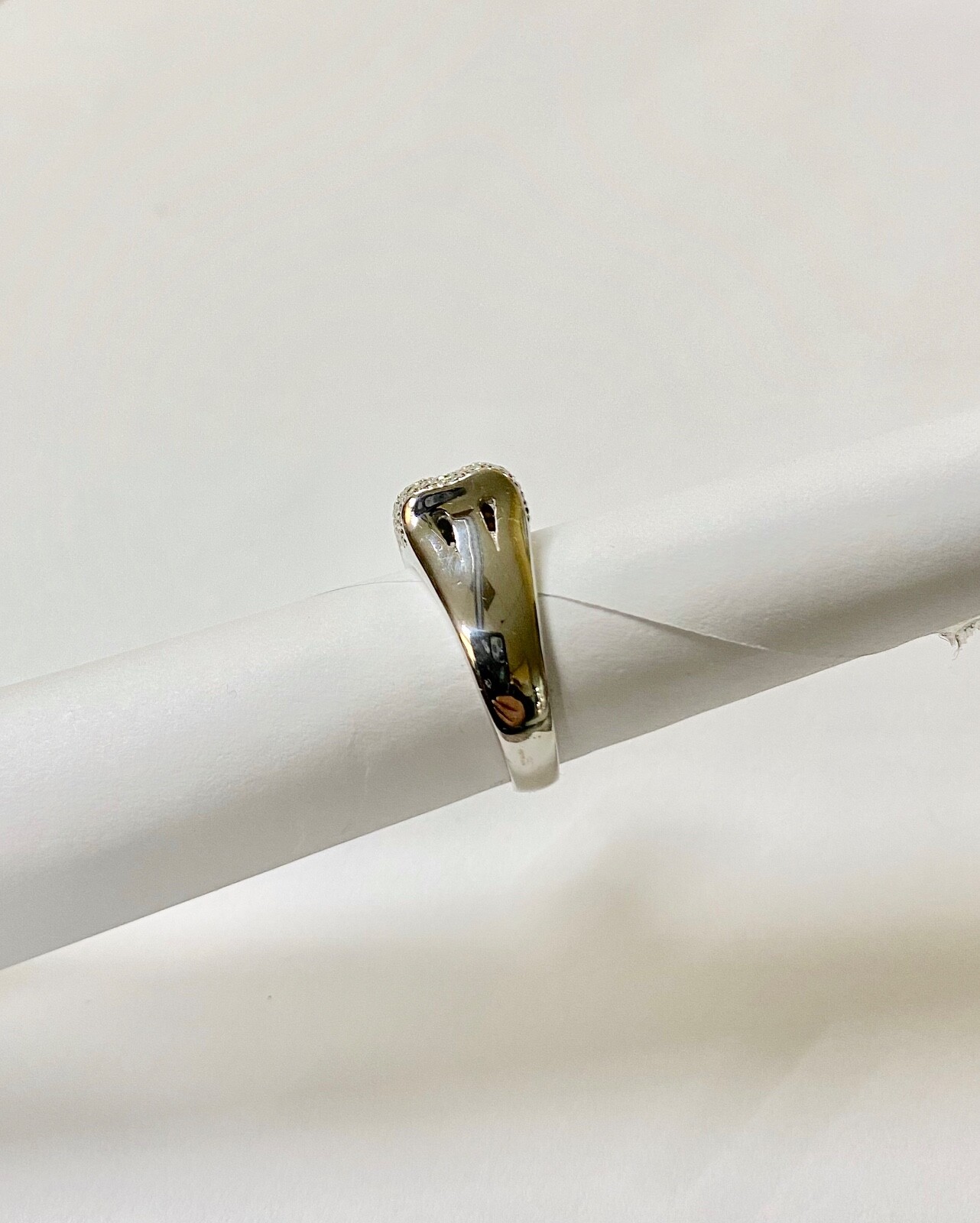 Unisex 18k White Gold Ring with 1.67ct Diamonds (Size 7) | eBay