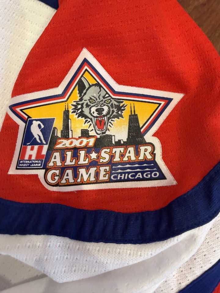 Vintage IHL 2001 All-Star Game Minor League Hockey Jersey - Chicago ...