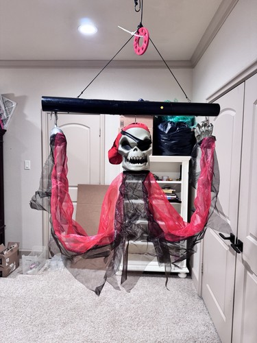 Gemmy Halloween Prop Floating Ghoul Pirate Skeleton | eBay