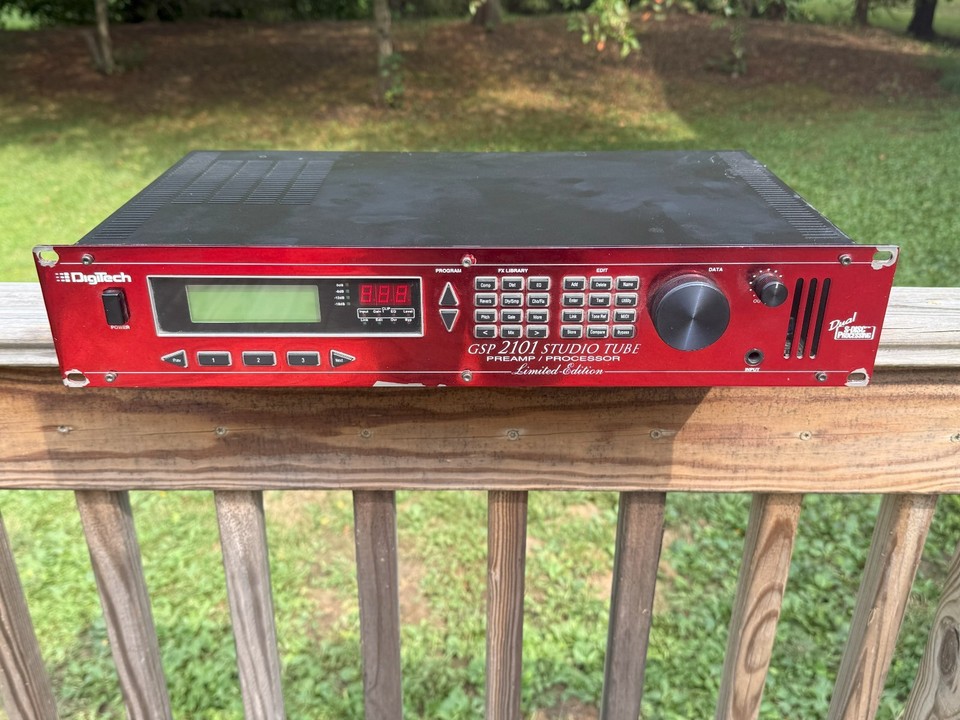 Digitech GSP-2101 Studio Tube Preamp/Multi Effects Guitar Processor Limited RED | eBay