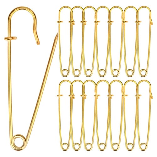 15PCS 4 Inch Extra- Safety Pins Safety Pins Safety Pins Heavy Duty ...