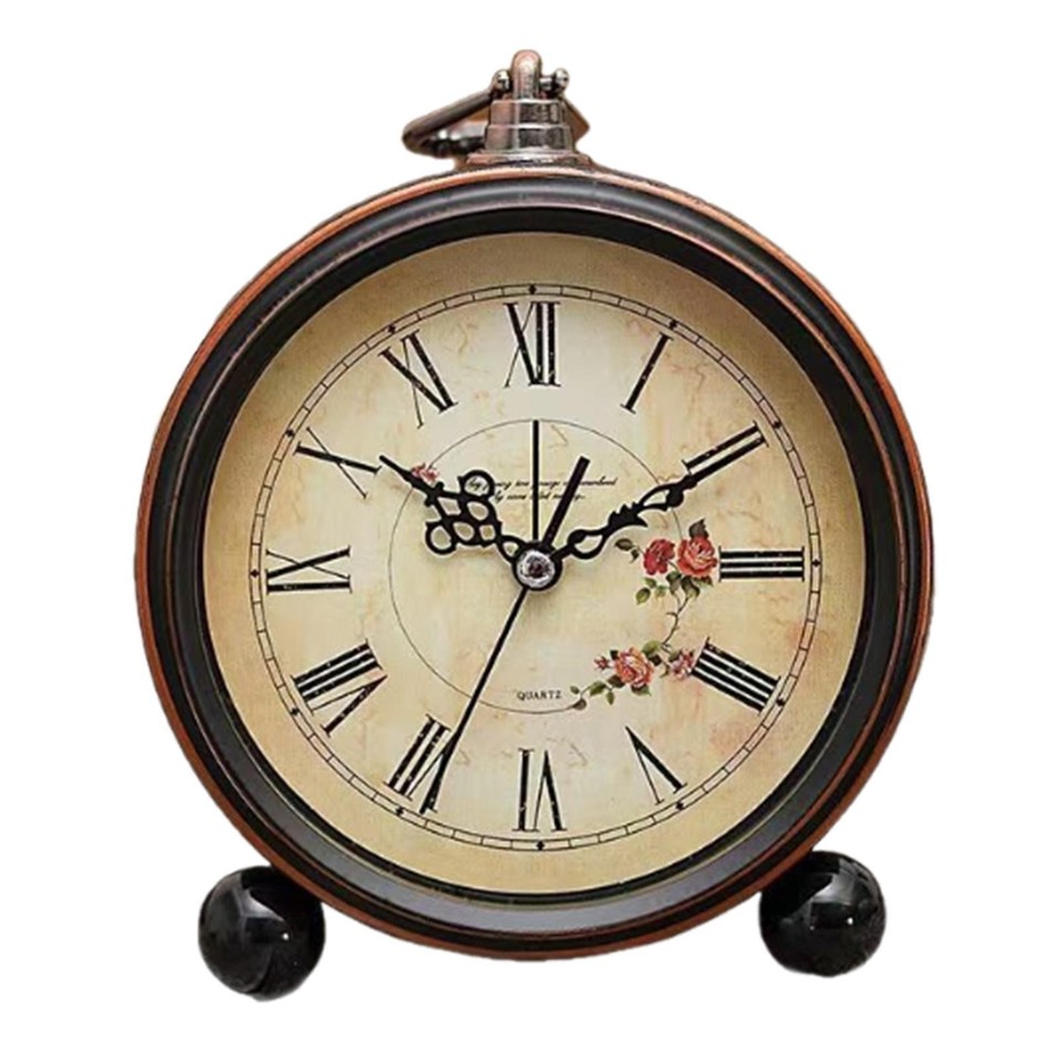 Orologio da tavolo semplice ornamento decorativo design retrò per ...