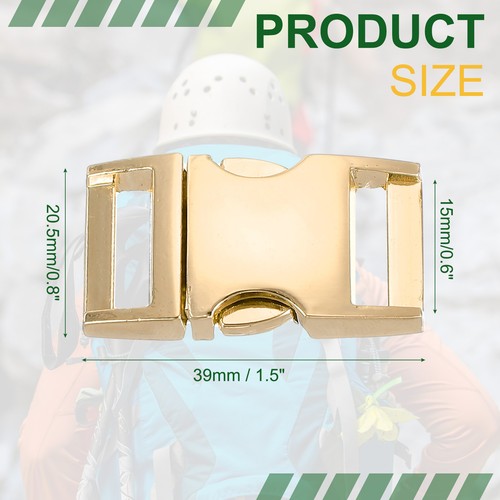 Metal Buckle, 4 Pack Quick Side Release Clips for Luggage(0.8" x 1.5 ...