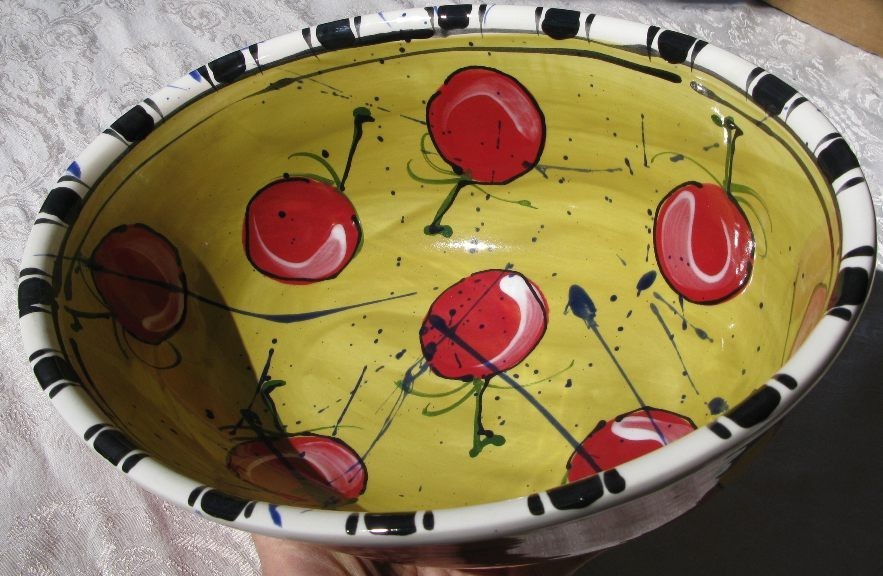 2 Pcs. DONNA TOOHEY STUDIO ART CERAMIC POTTERY Vegetables BALTIMORE MD ...