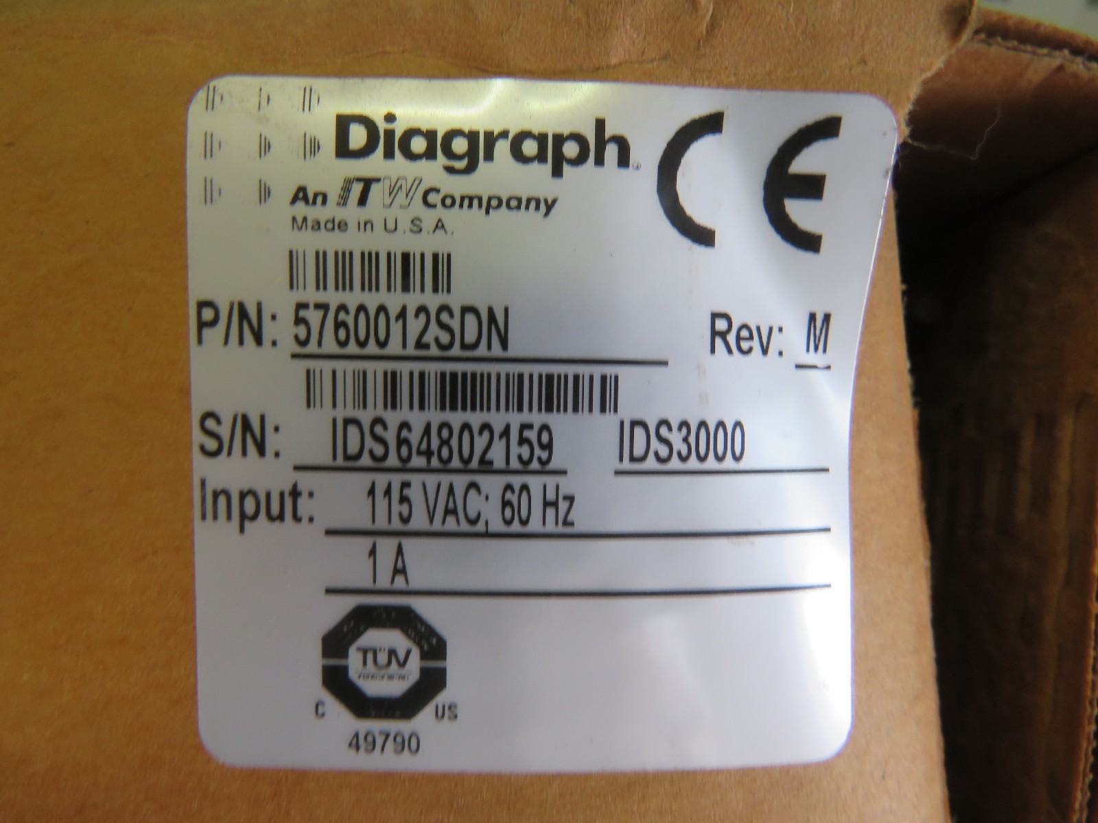 ITW DIAGRAPH IJ 3000 LARGE CHARACTER INK JET PRINTER NEW | eBay