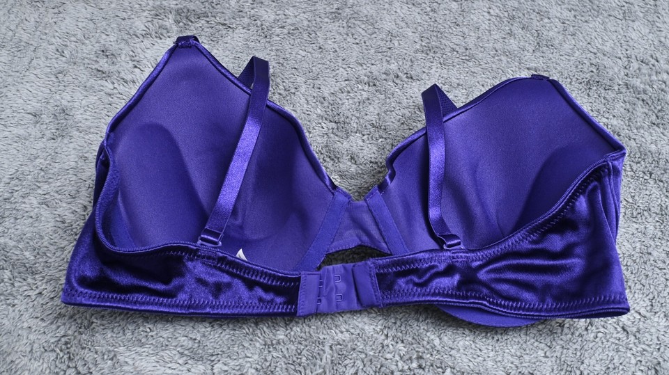 Maidenform Push-Up Padded Underwire Adjustable Straps Purple Bra Women ...