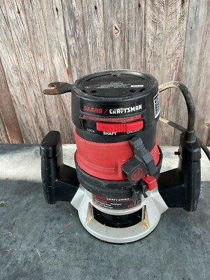 Sears Craftsman 1-3/4 HP Router Model No. 315.174720. 15000-25000 RPM ...