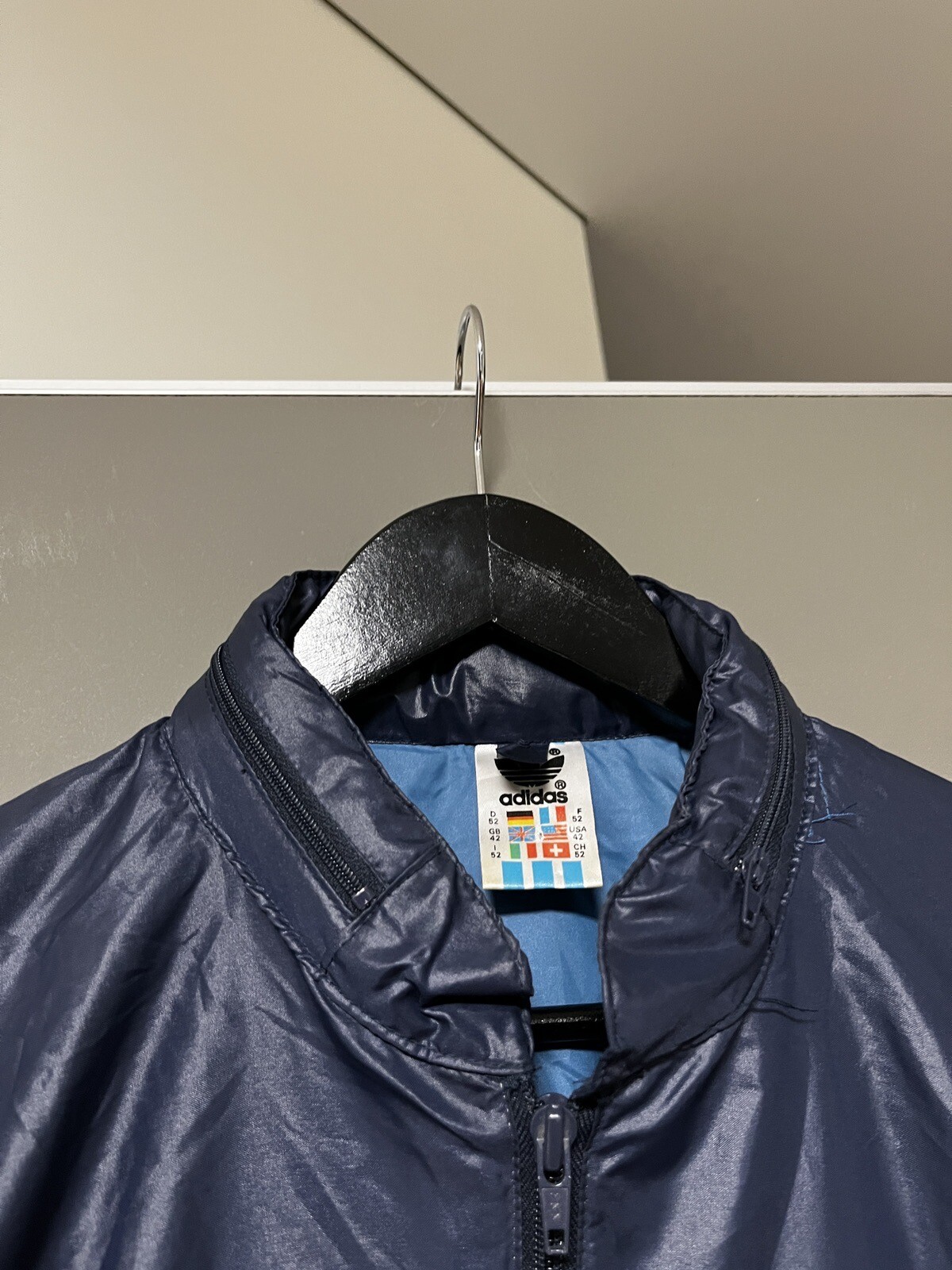 Adidas Bundeswehr German Army Vintage Windbreaker Jacket sz 52 | eBay