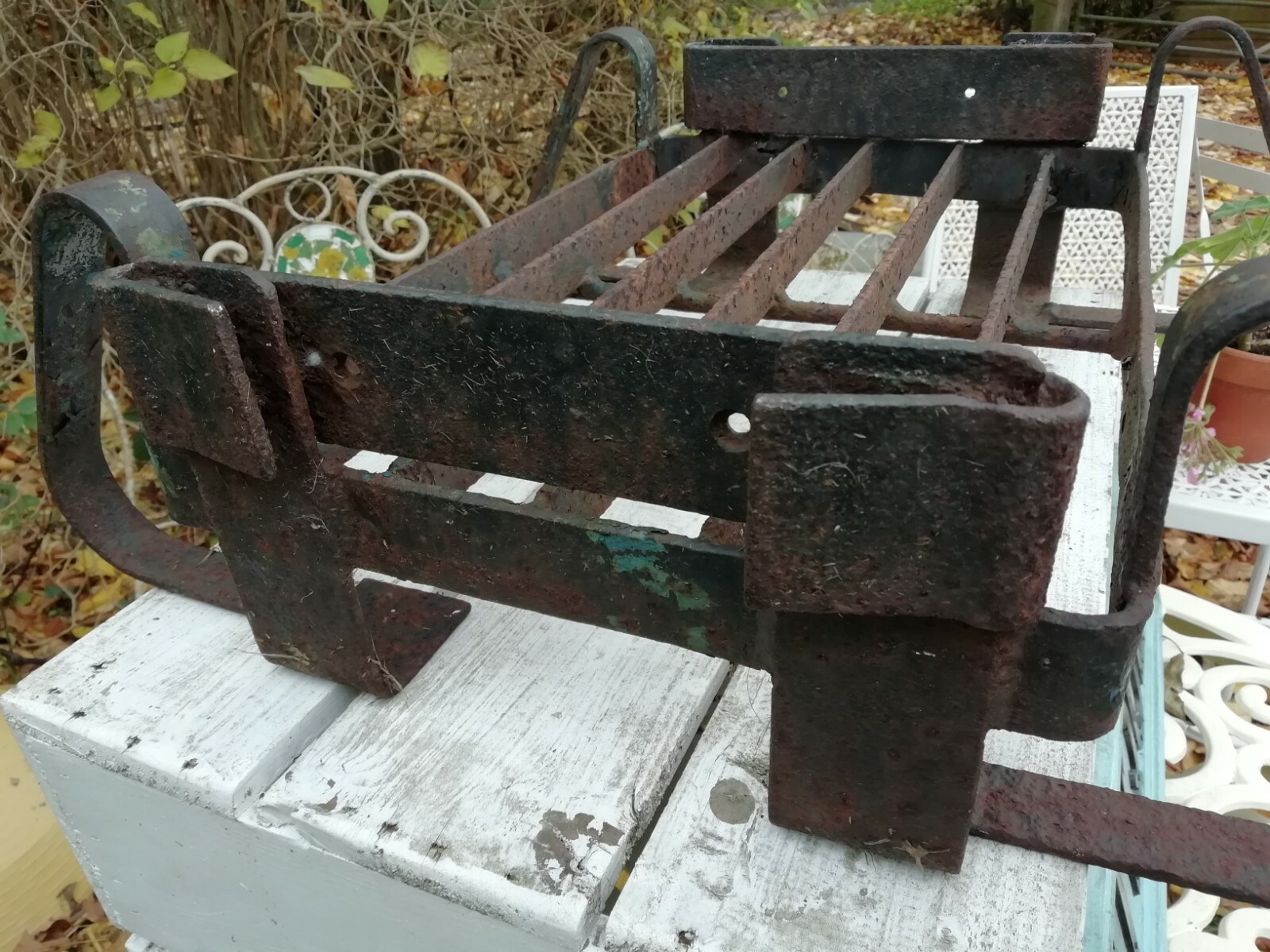 Large Victorian Forged Cast Iron Boot Scraper Grate Door Step 9 Kilo's ...