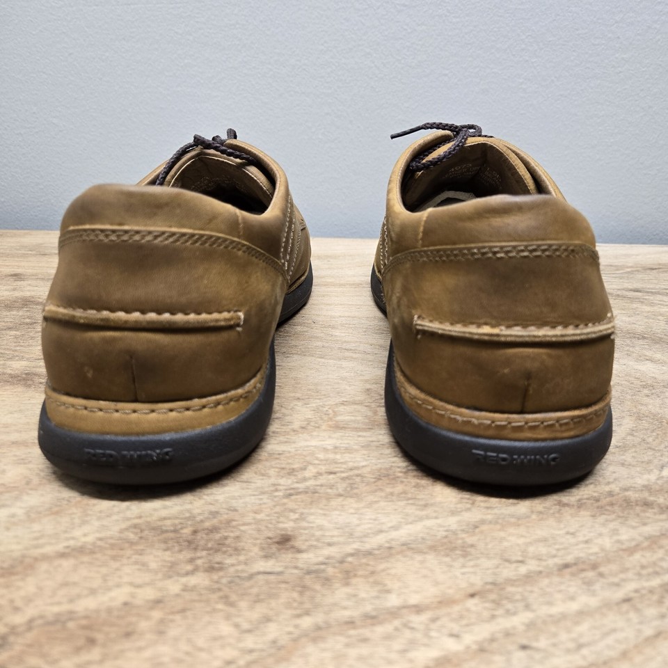 Red Wing 11.5D Camel Brown Suede Leather Derby Lace Up Comfort 4973 ...