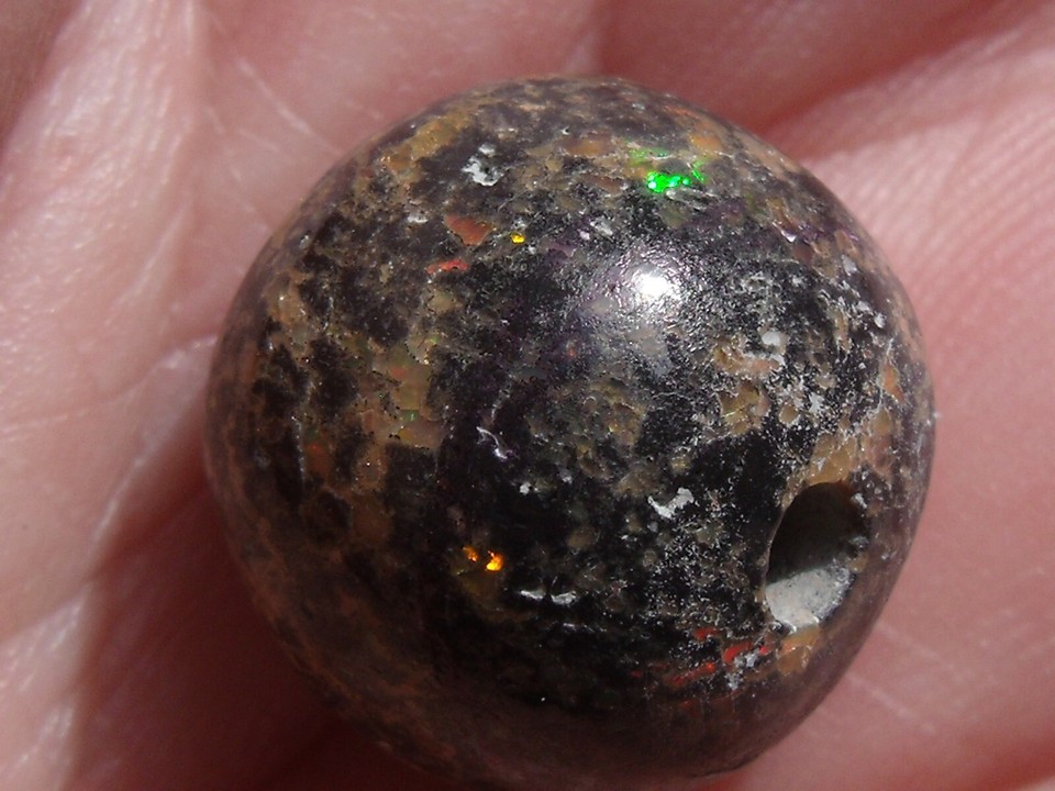 18.71 Ct. Very Rare Mexican Leopard Opal Bead Gemstone | eBay