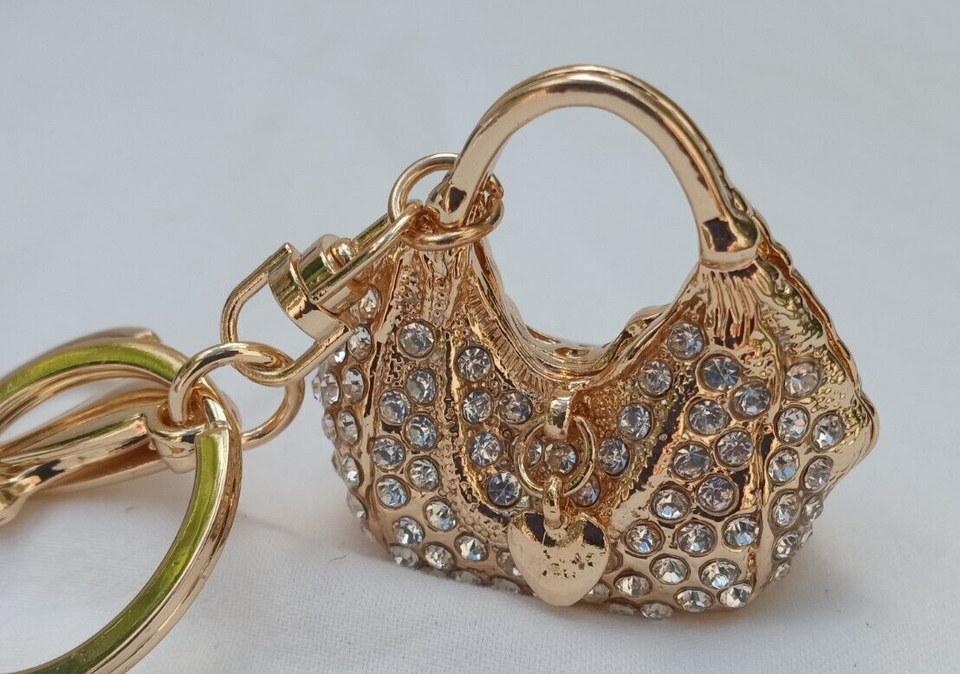 Women's Fashion Keychain Crystal Keyring / Handbag Charm Bag Purse New ...