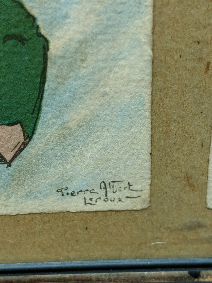 PIERRE ALBERT LEROUX SIGNED WATERCOLOR paintings. Original art. | eBay