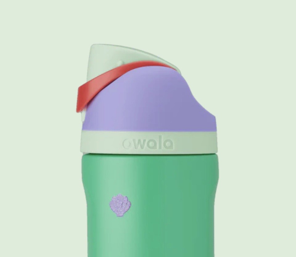 Owala 🫧🔱 Disney Princess ARIEL 24 oz. AUTHENTIC FreeSip Bottle Little ...