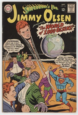 Supermans Pal Jimmy Olsen 105 DC 1967 FN Curt Swan Elastic Lad World Of ...