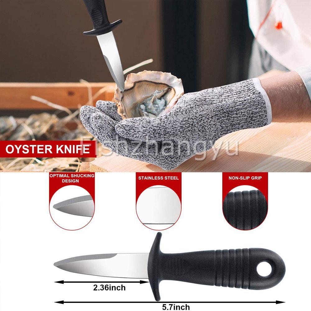 6X Oyster Shucking Knife Clam Shellfish Seafood Opener Tool Shucker ...