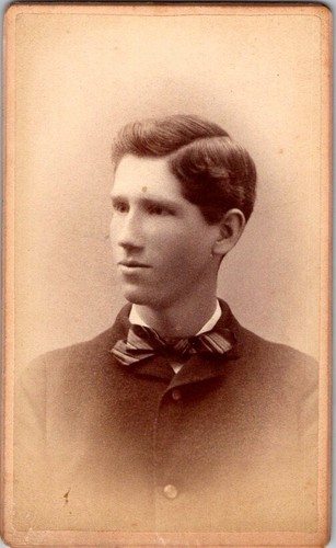 Geneseo, NY, Fred Fielder, ID'd, c1880s, CDV Photo, #3085 | eBay