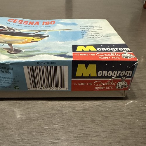 Vintage 1965 Monogram Cessna 180 Scale Model Kit | eBay