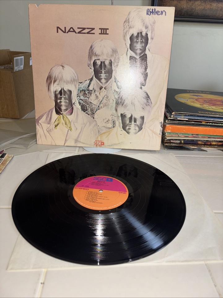 NAZZ “NAZZ III” cut-out LP, 1971 SGC SD5004, 13 tracks, vinyl & cover ...